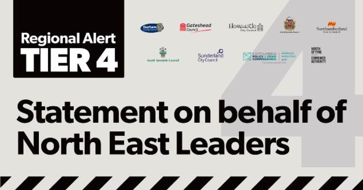Government places North East in Tier 4 - Sunderland City Council