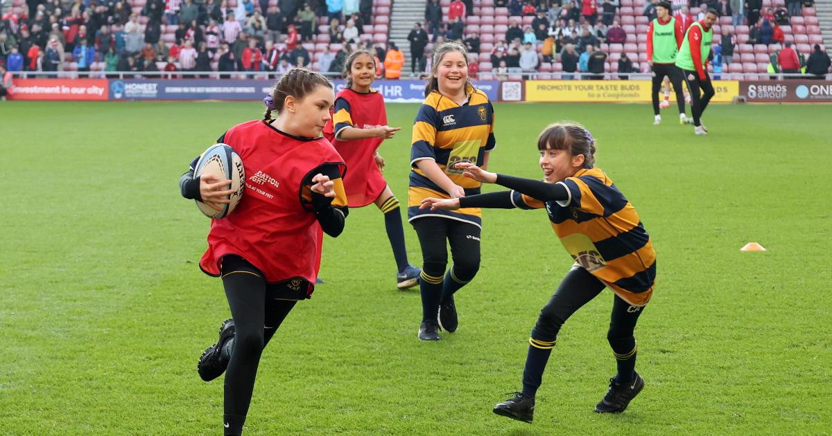 Women's Rugby World Cup star of the show at Sunderland AFC fan zone ...