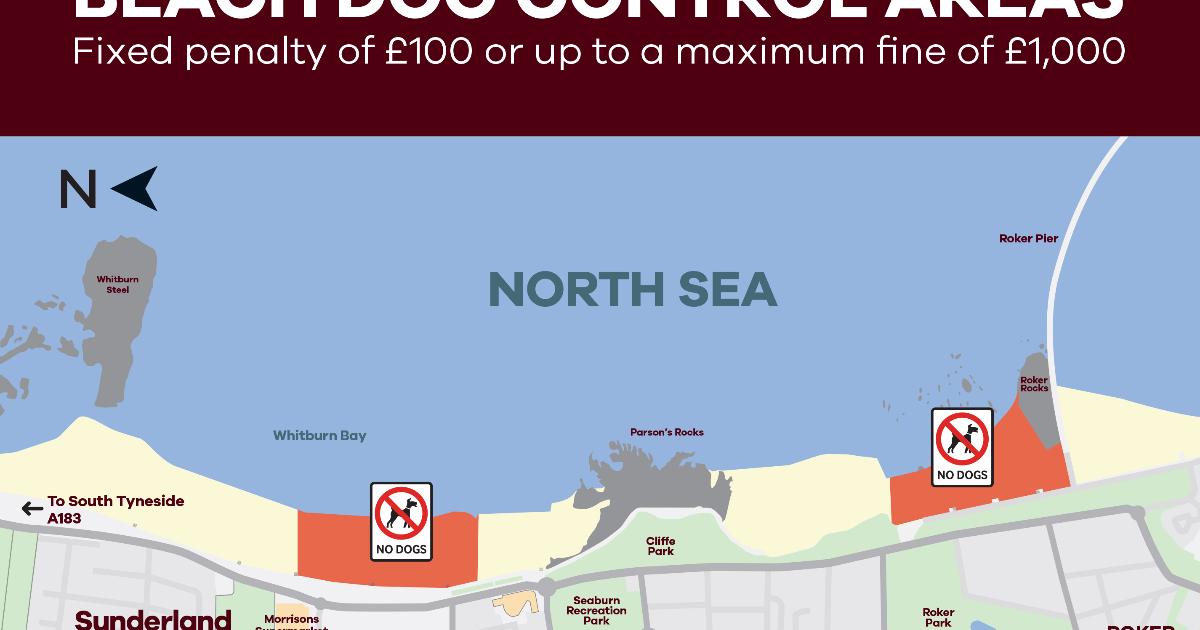 Dog Exclusion Zones in force from Thursday 1 May - Sunderland City Council
